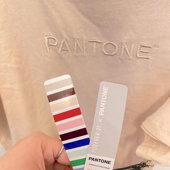 Forever 21 | Tops | Forever 2 X Pantone Collab Tshirt | Poshmark